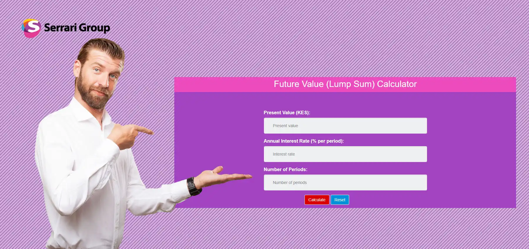 Future Value (Lump Sum) Calculator » Serrari Group
